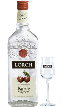 Lorch Black Forest Kirsch Brandy 700ml + Glass – Whisky and More